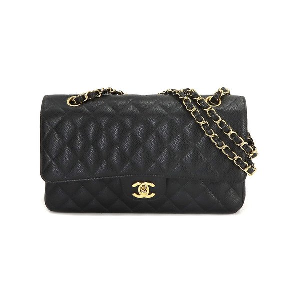 CHANEL | Bags | Chanel Matelasse 25 Chain Shoulder Bag Caviar Skin ...